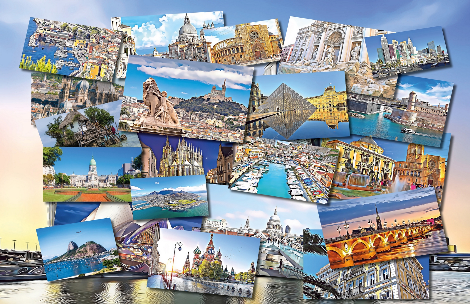 Quiz Ville: Le jeu de cartes pour toute la famille. Devinez les images ...
